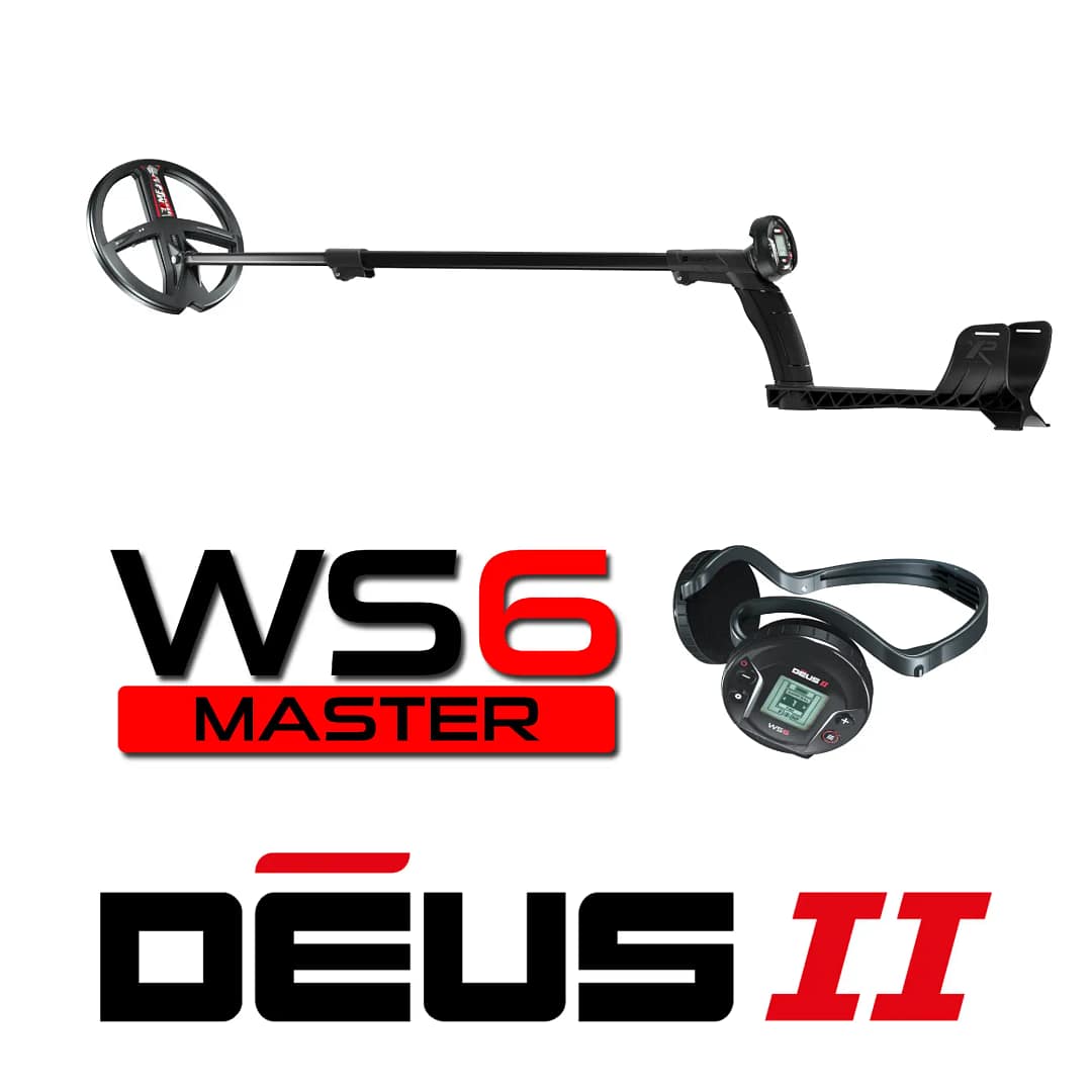 XP Deus 2 with 9" Coil and WS6 Headphones - Ok John Metal Detectors