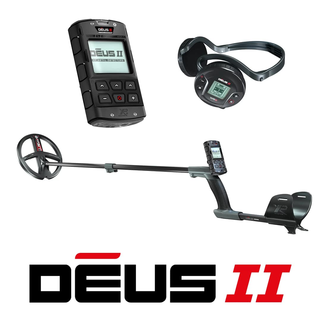 XP Deus 2 with 9" Coil, Remote and WS6 Headphones - Ok John Metal Detectors
