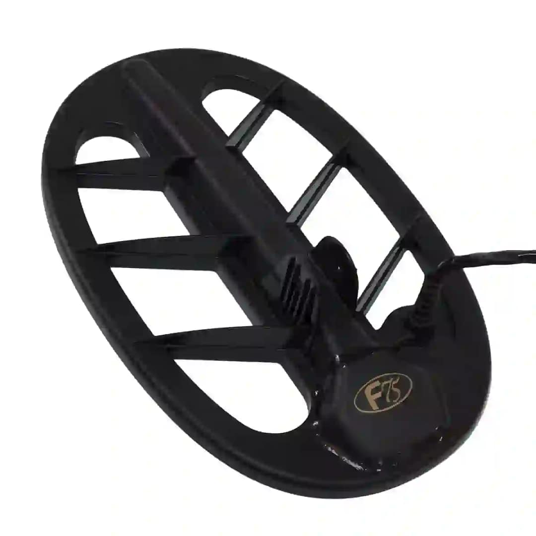 Fisher 11″ DD Bi-Axial Coil For- F70 or F75 - Ok John Metal Detectors
